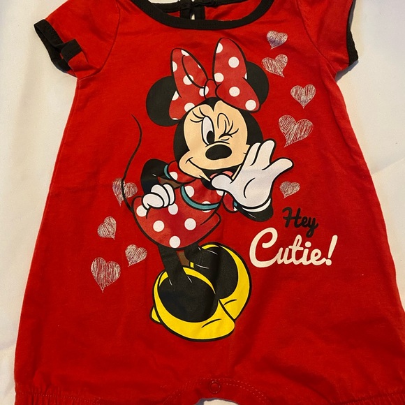Disney | One Pieces | Disney Red Minnie Mouse Bodysuit | Poshmark